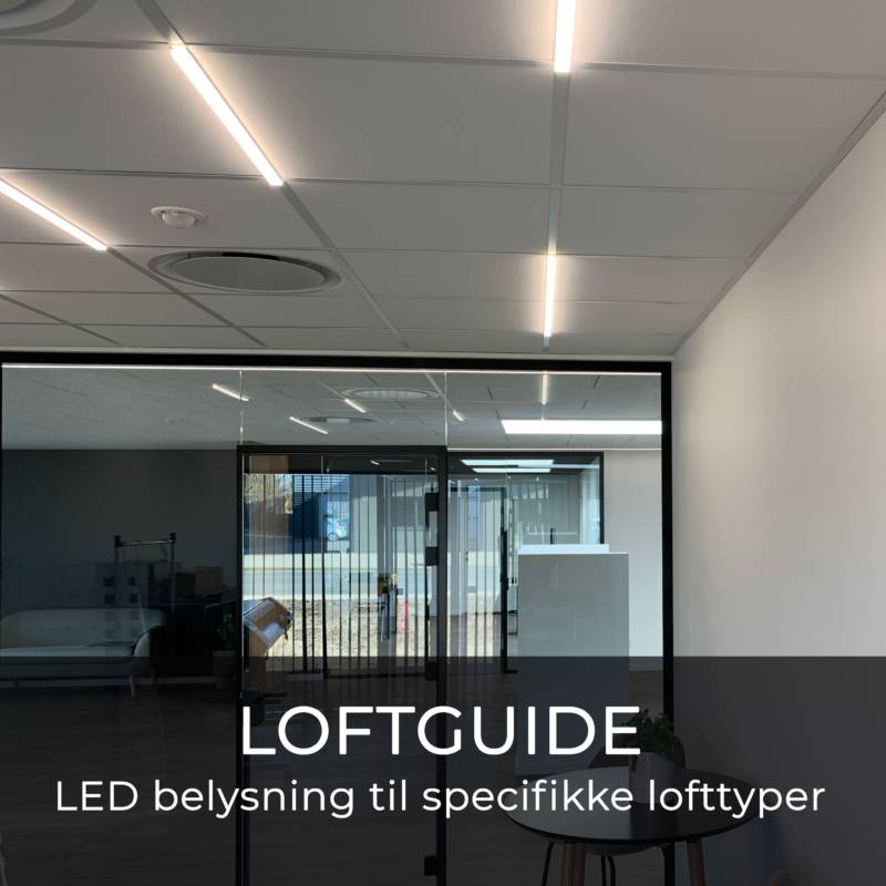 LOFTGUIDE - LED belysning til specifikke lofttyper - green:ID